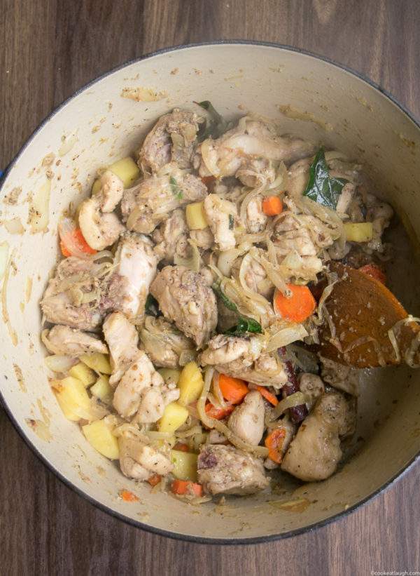 One Pot Kerala Chicken Stew (Ishtu) · Cook Eat Laugh